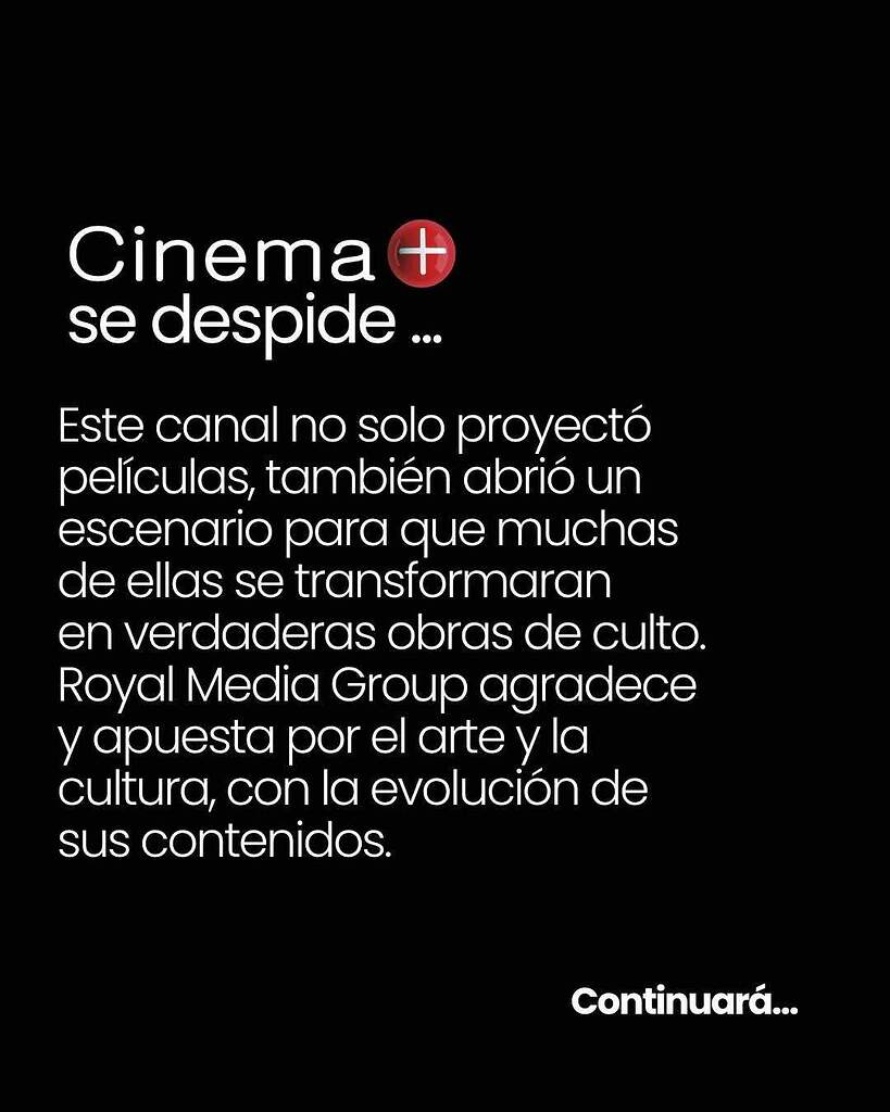 Adios Cinema+ - Televisión por Cable - ForoMedios.com